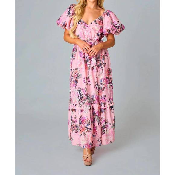 Buddy Love | Dresses | New Buddylove Sydney Puff Sleeve Maxi Dress In ...
